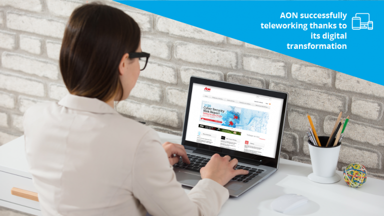 AON successfully teleworking thanks to its digital transformation ...